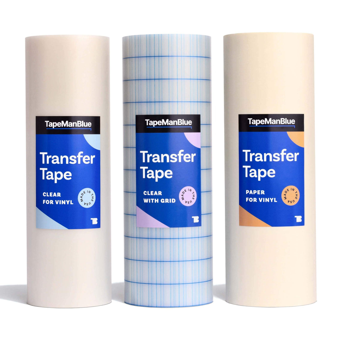 TapeManBlue Transfer Tape for Vinyl | Free Shipping | USA Made