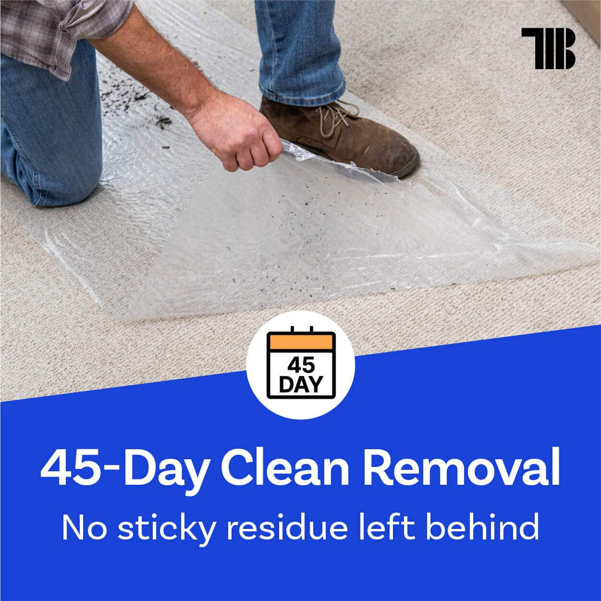 Carpet Protection Film | Self Adhesive Roll | USA Made