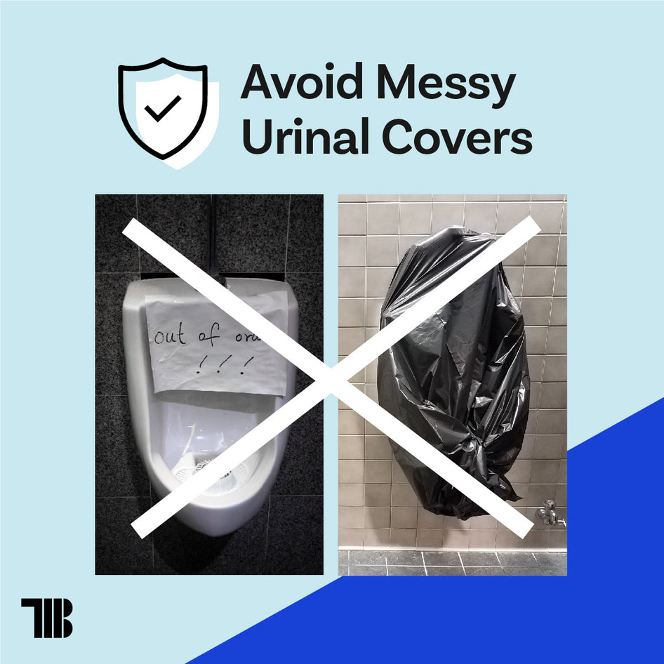 Toilet Wrap | Out of Order Urinal Cover Film | Made in USA