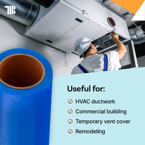 Duct Protection Film - Made in America, Free Shipping | TapeManBlue