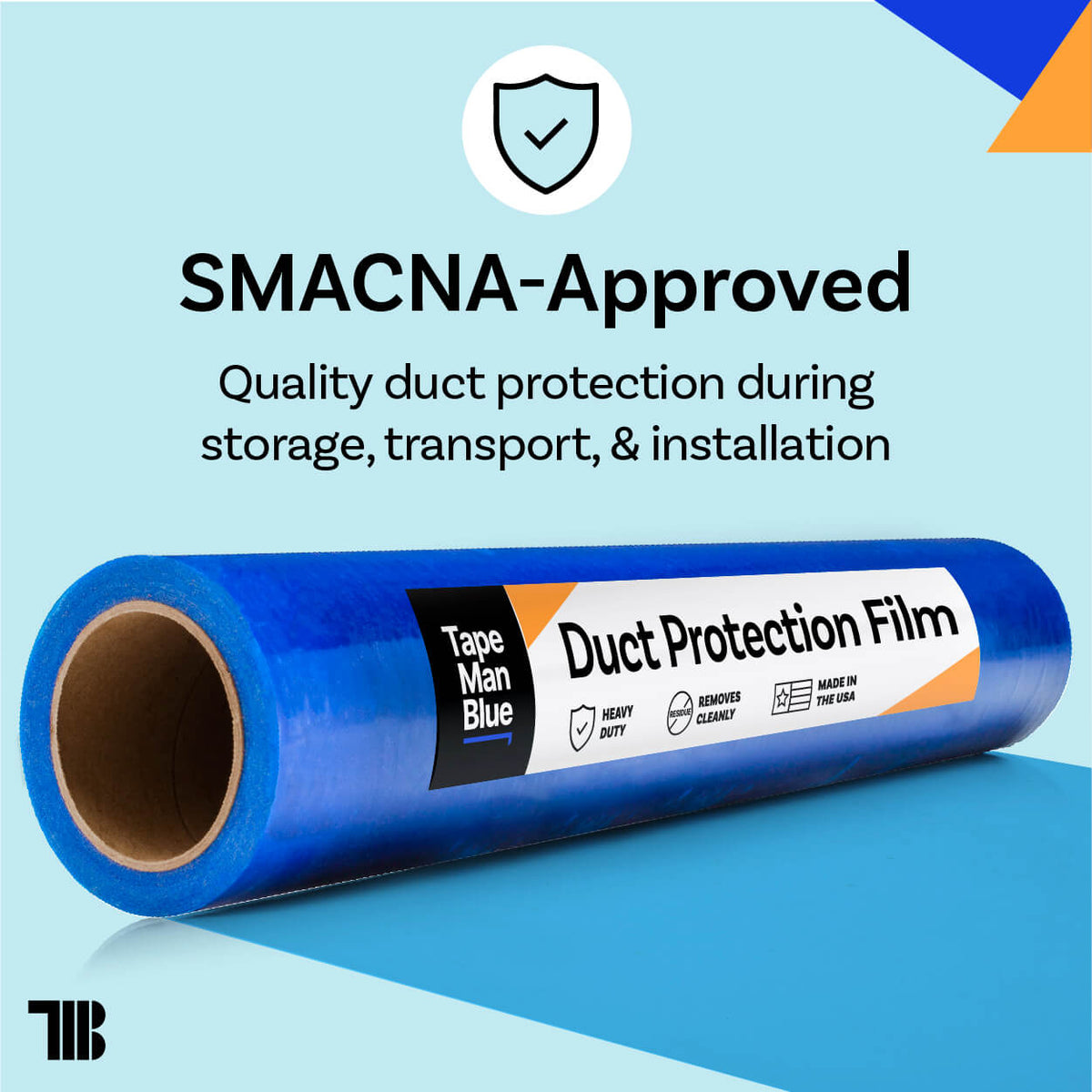 Duct Protection Film - Made in America, Free Shipping | TapeManBlue